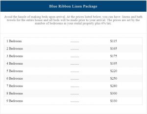 Our Policies | Dunes Beach Home Rentals